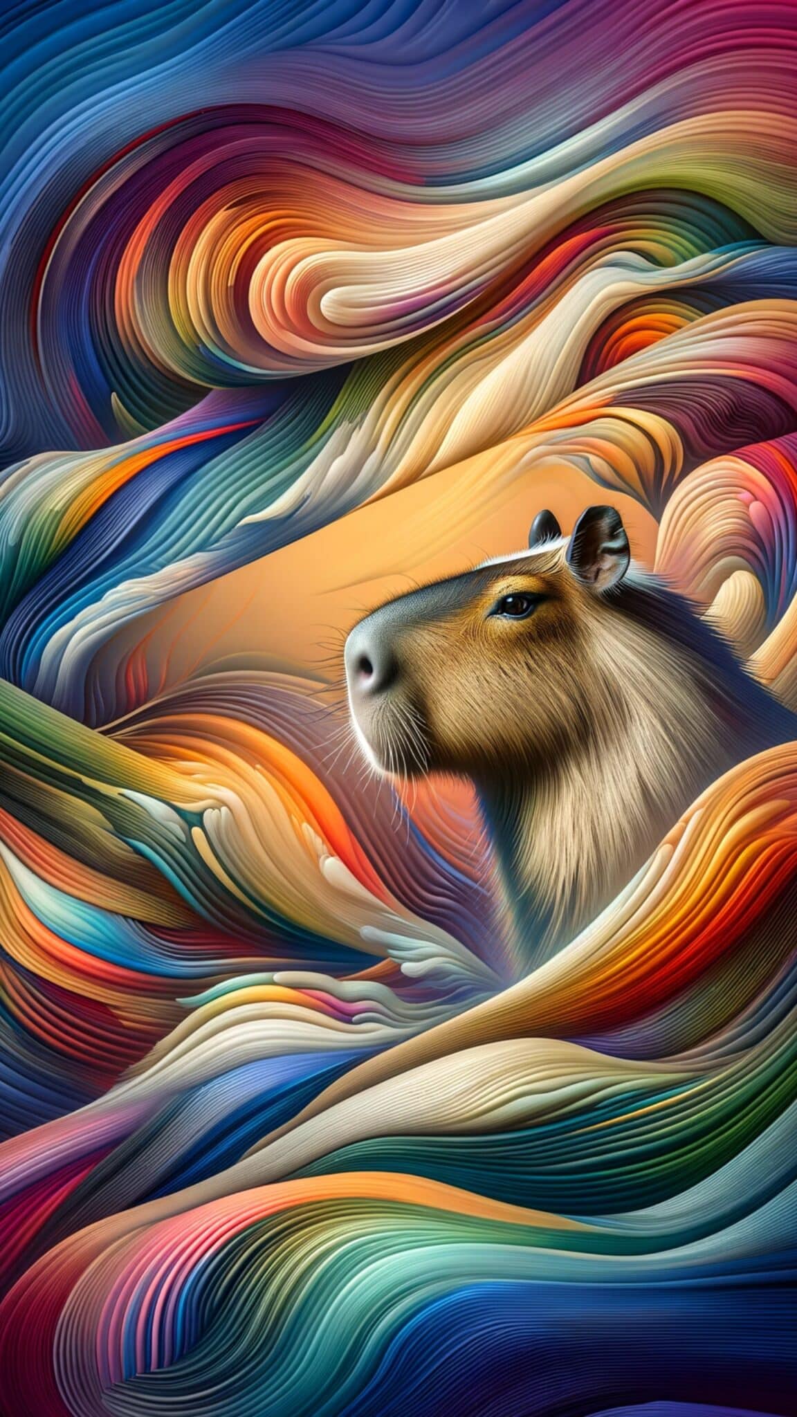 4k Capybaras Mobile Phone Wallpapers 1440x2560 Resolution
