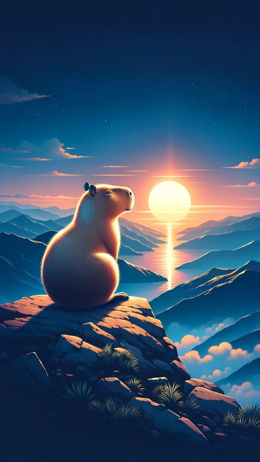 4k Capybaras Mobile Phone Wallpapers 1440x2560 Resolution