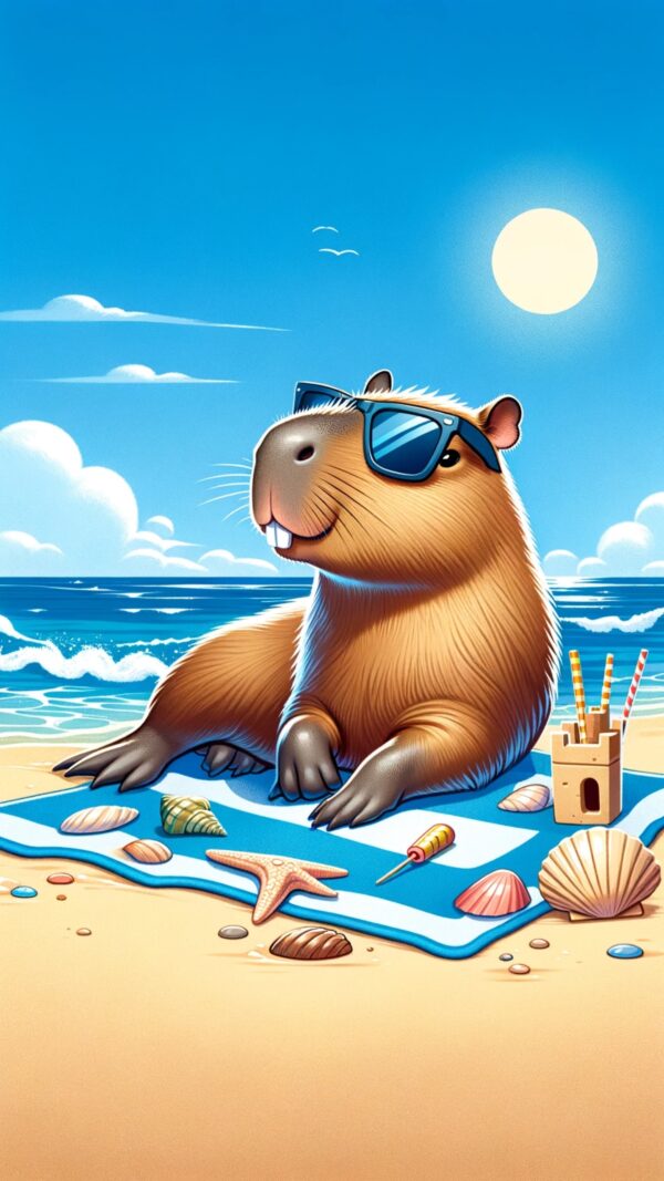 4k Capybaras Mobile Phone Wallpapers 1440x2560 Resolution