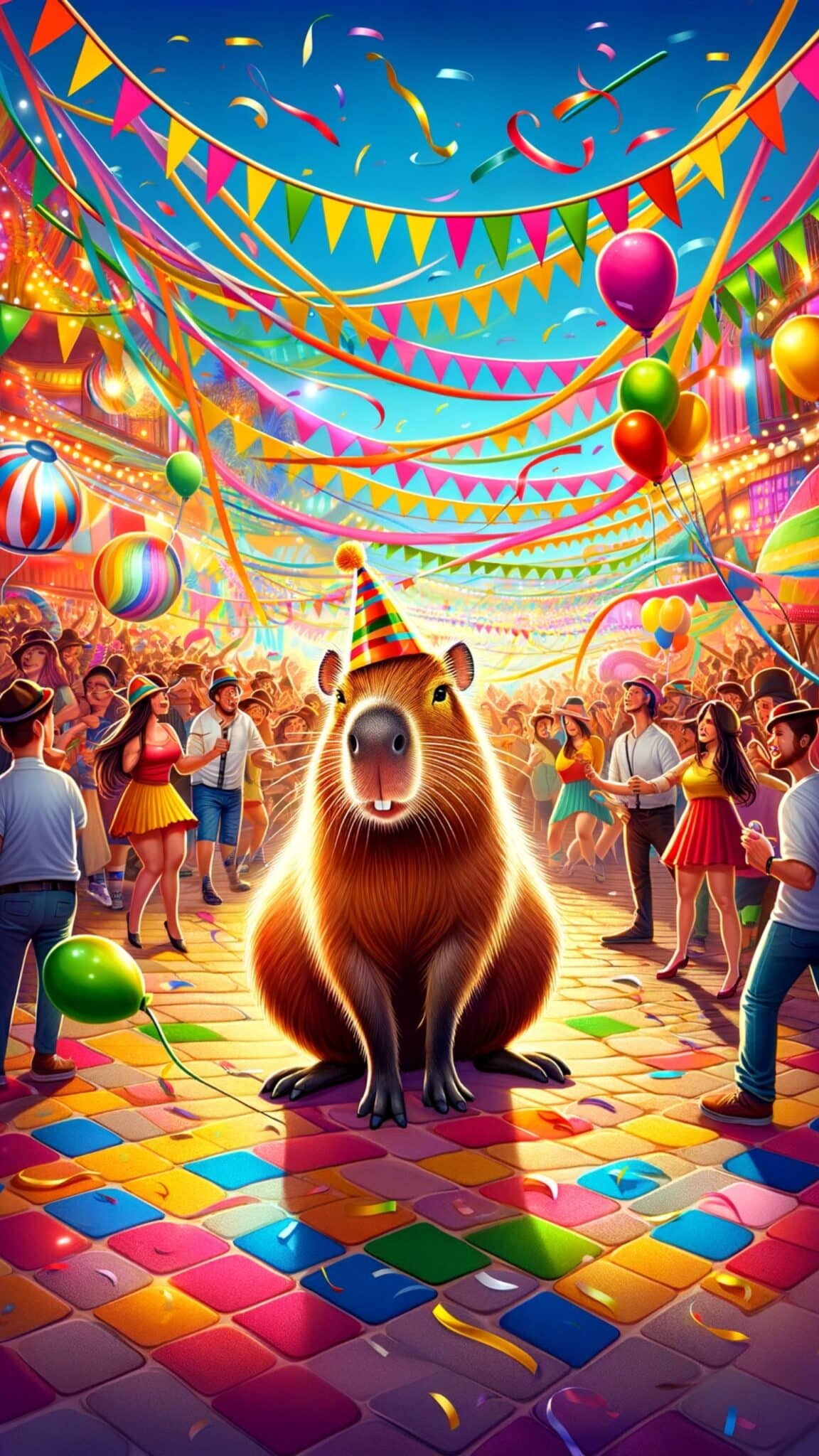 4k Capybaras Mobile Phone Wallpapers 1440x2560 Resolution