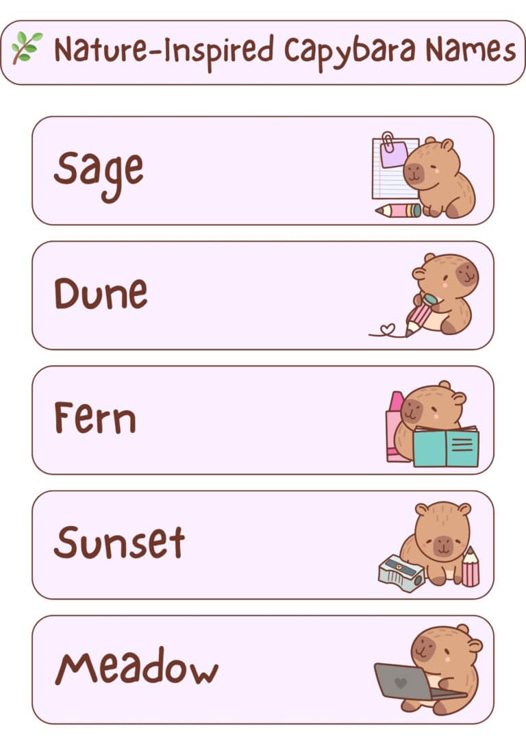 200+ Capybara Names | Cute, Funny and Perfect for Your Pet!