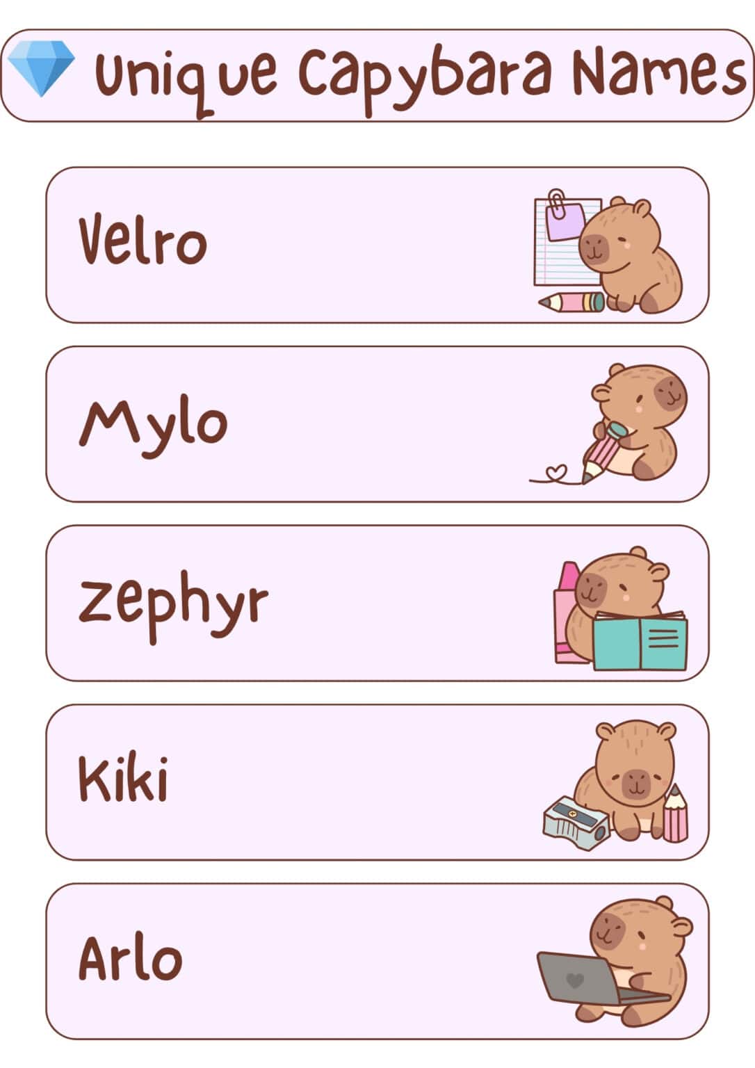 200+ Capybara Names | Cute, Funny and Perfect for Your Pet!